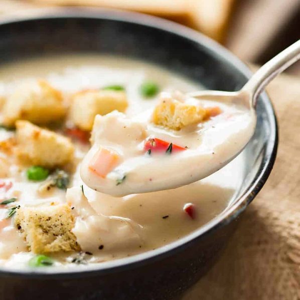 Sweet Potato Soup - simple but great! - RecipeTin Eats