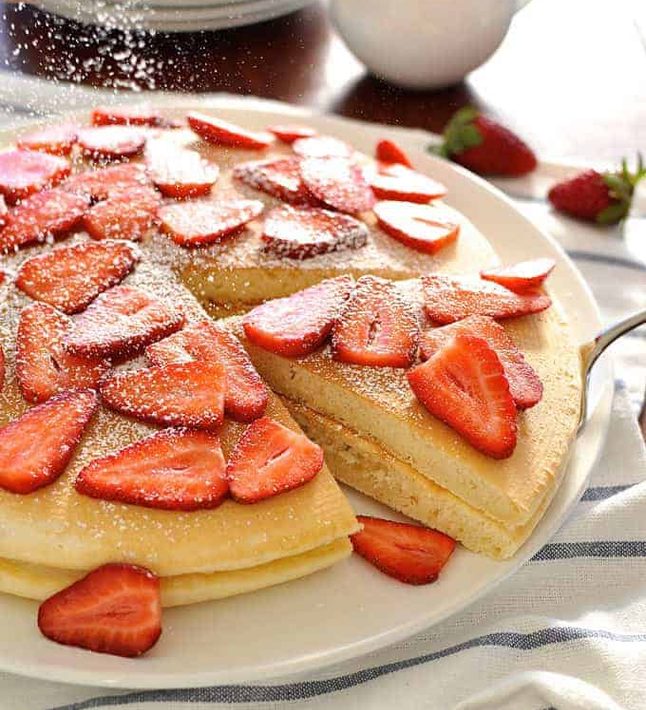 Ricotta Pancakes - RecipeTin Eats