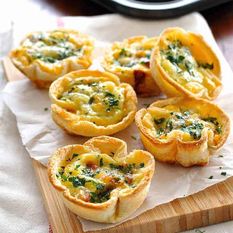 Quiche Toast Cups - RecipeTin Eats
