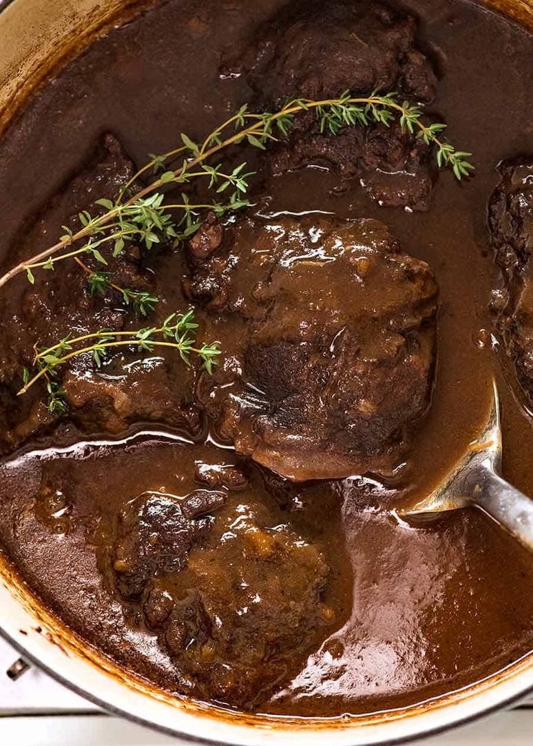 Slow Cooked Beef Cheeks in Red Wine Sauce - RecipeTin Eats