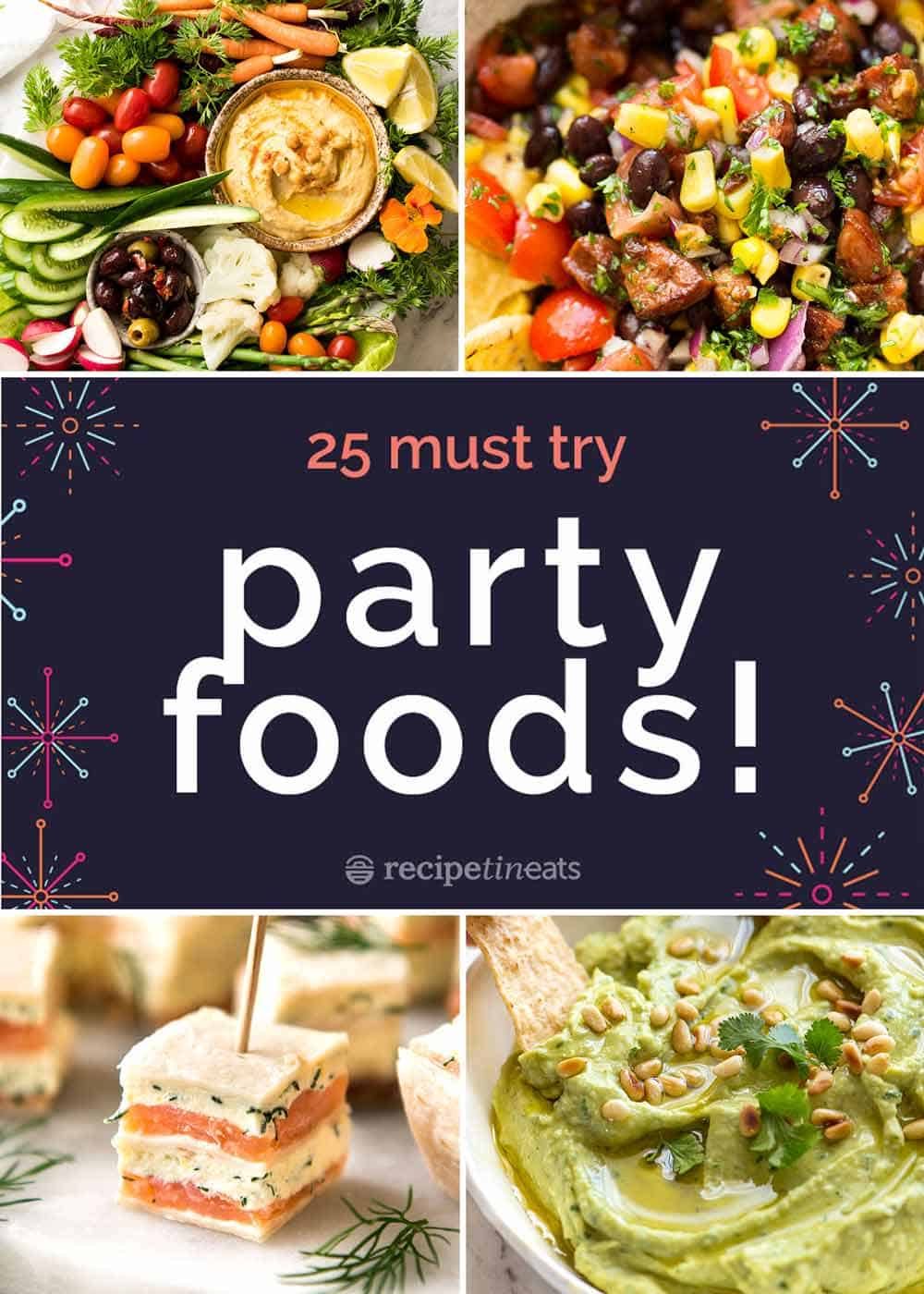 25 BEST Party Food Recipes! - RecipeTin Eats