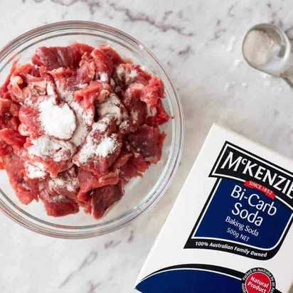 Tenderise beef for stir fries (Velveting Beef) - RecipeTin Eats