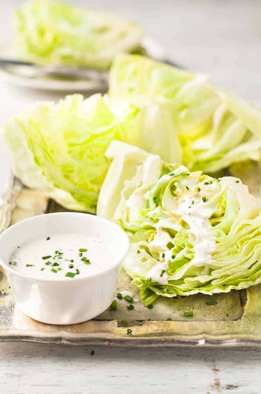 Iceberg Wedge Salad with Ranch Dressing - RecipeTin Eats