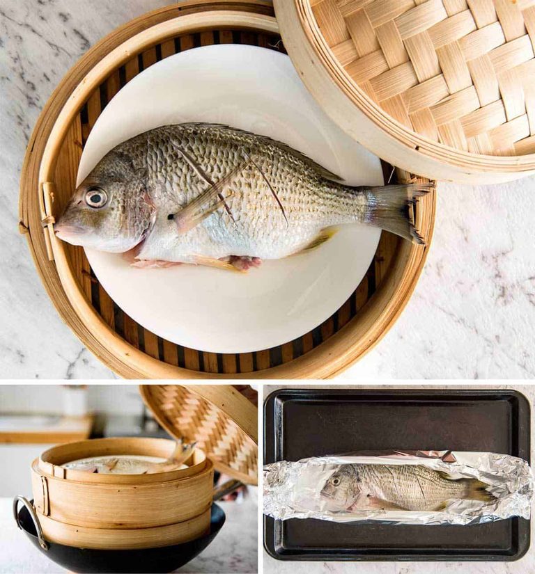 Sizzling Ginger Steamed Fish - RecipeTin Eats