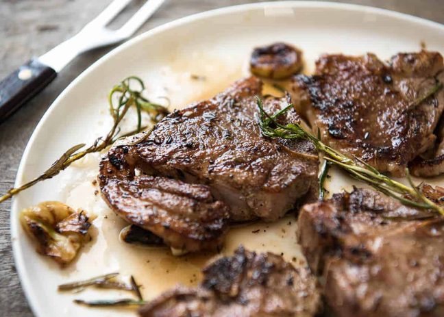 Rosemary Garlic Grilled Lamb Chops - RecipeTin Eats