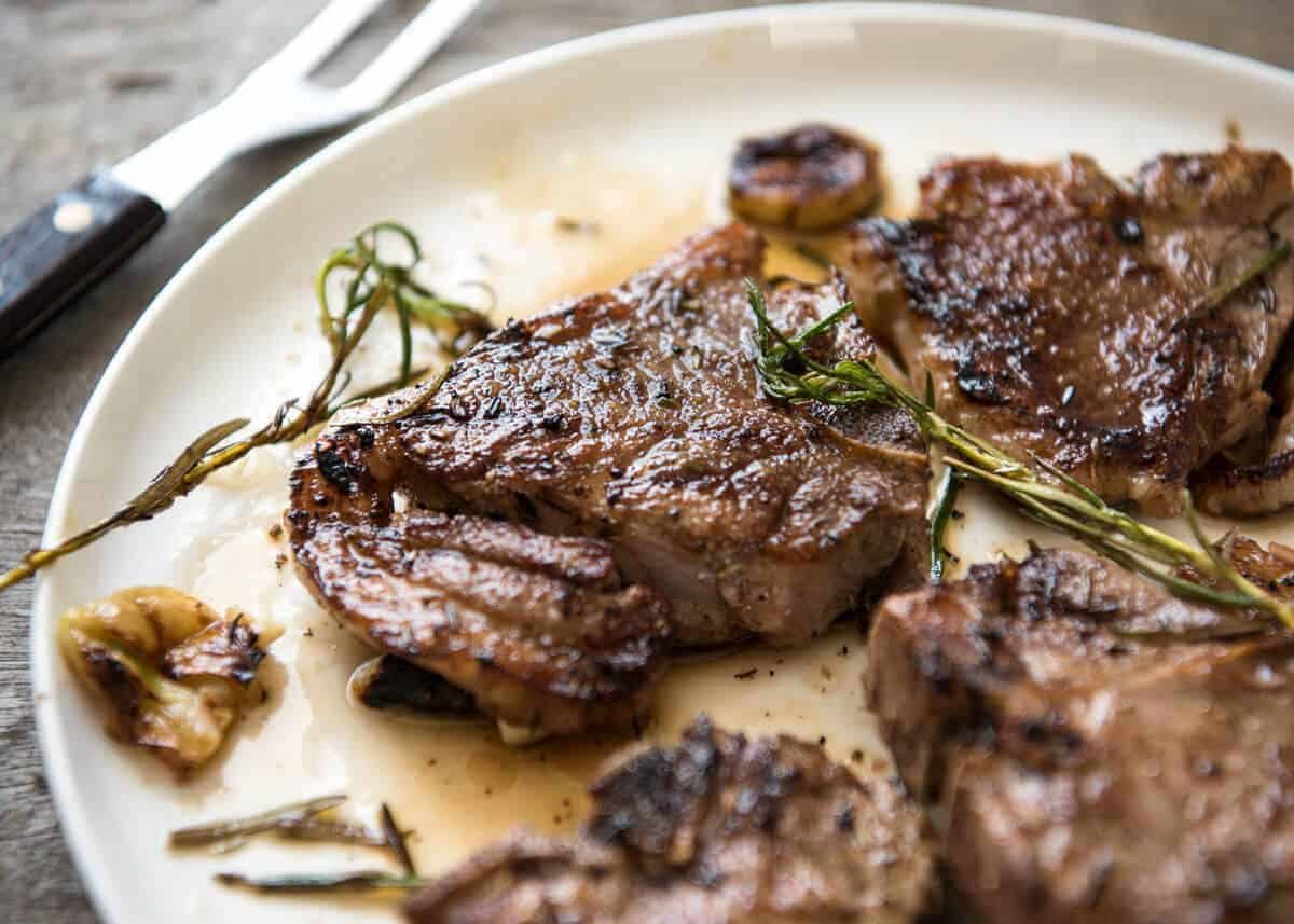 Rosemary Garlic Grilled Lamb Chops - RecipeTin Eats