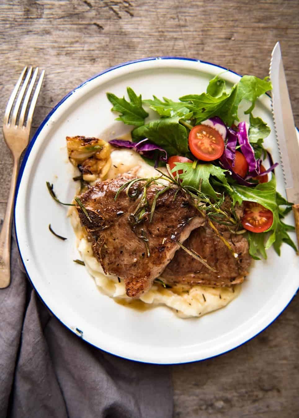 Rosemary Garlic Grilled Lamb Chops - RecipeTin Eats