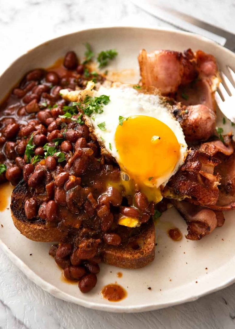 Homemade Baked Beans with Bacon (Southern Style) - RecipeTin Eats