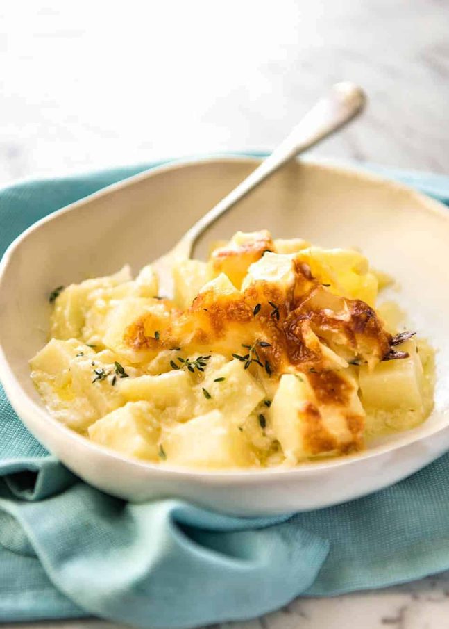 Easy Creamy Cheesy Potato Bake - RecipeTin Eats