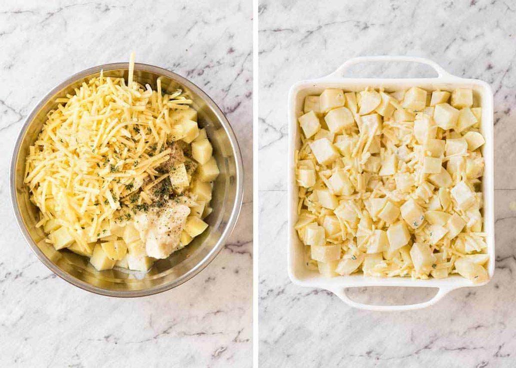Easy Creamy Cheesy Potato Bake - RecipeTin Eats