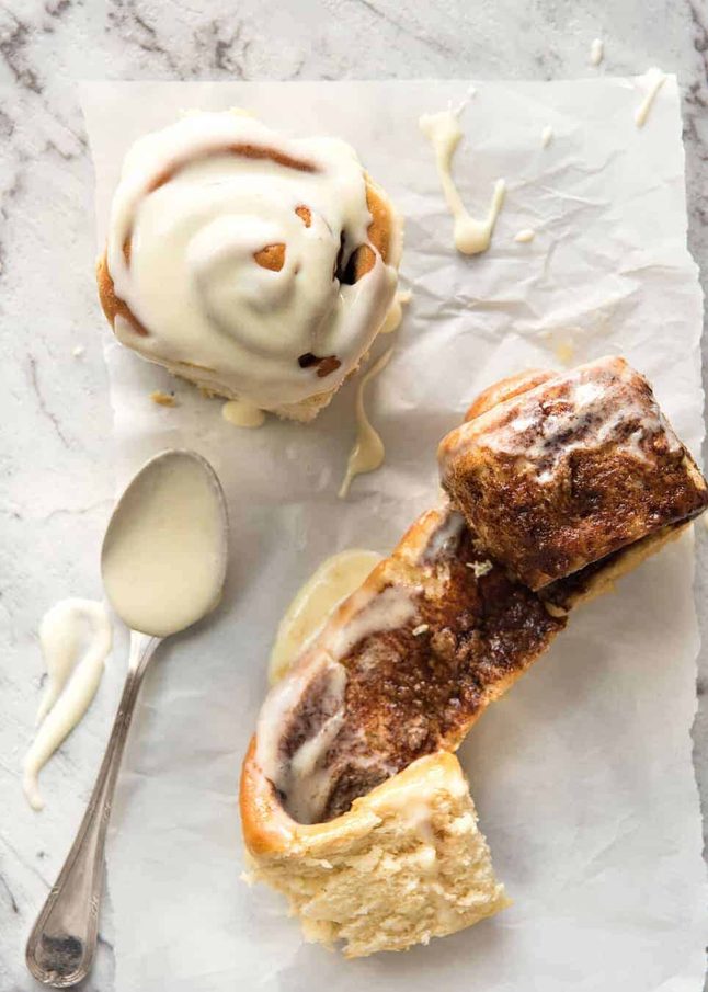 No Knead Cinnamon Rolls - RecipeTin Eats