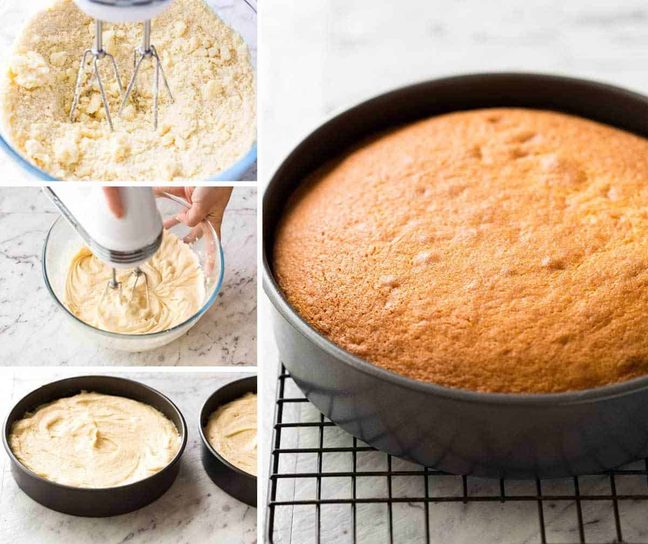 Butter Cake (sponge cake) - RecipeTin Eats