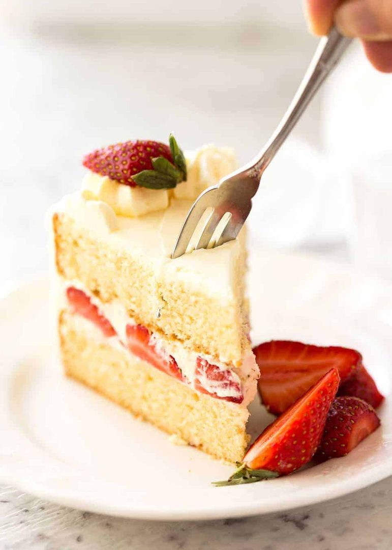 Butter Cake (sponge cake) - RecipeTin Eats