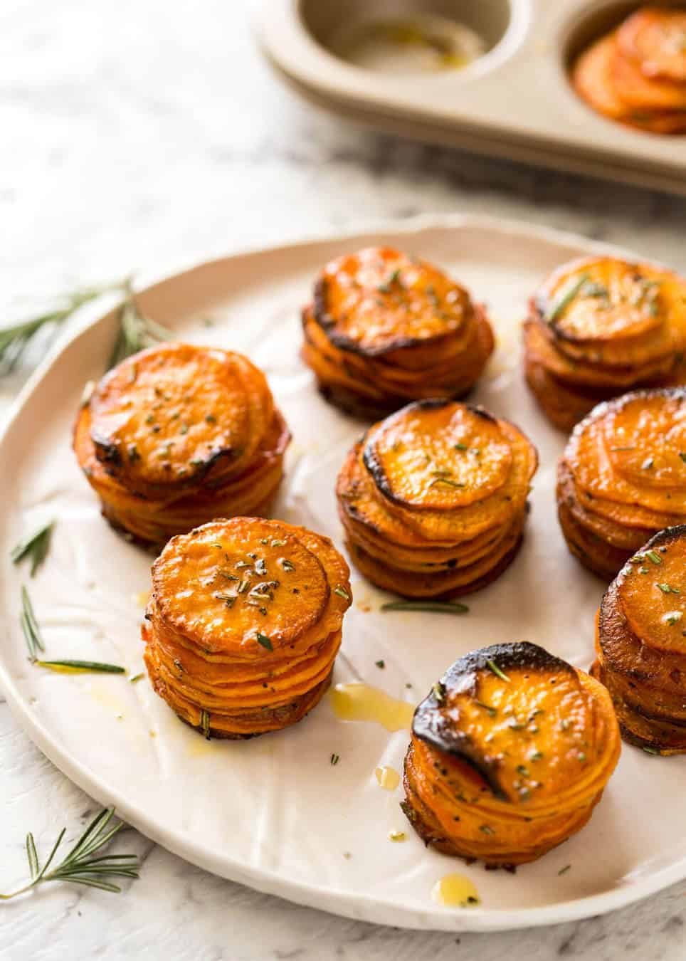 Roasted Sweet Potato Stacks - RecipeTin Eats