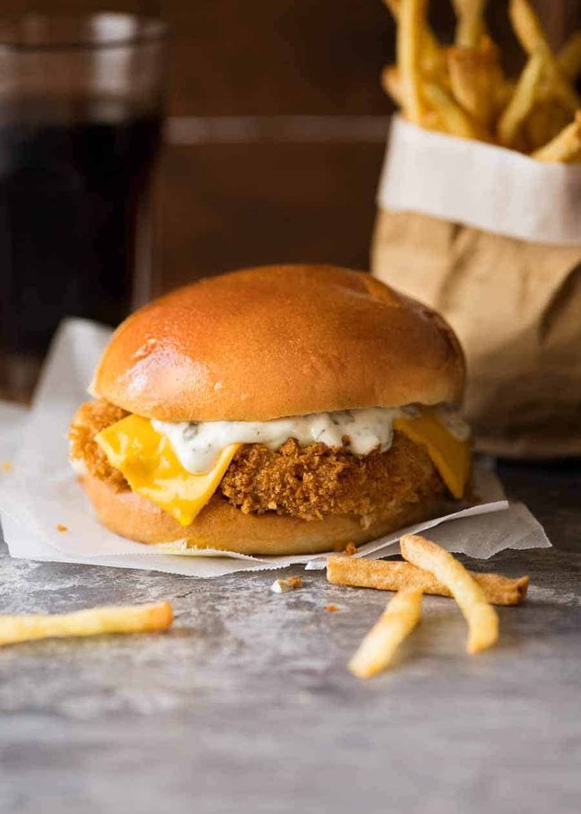 Homemade Filet-O-Fish (BAKED!!) - RecipeTin Eats