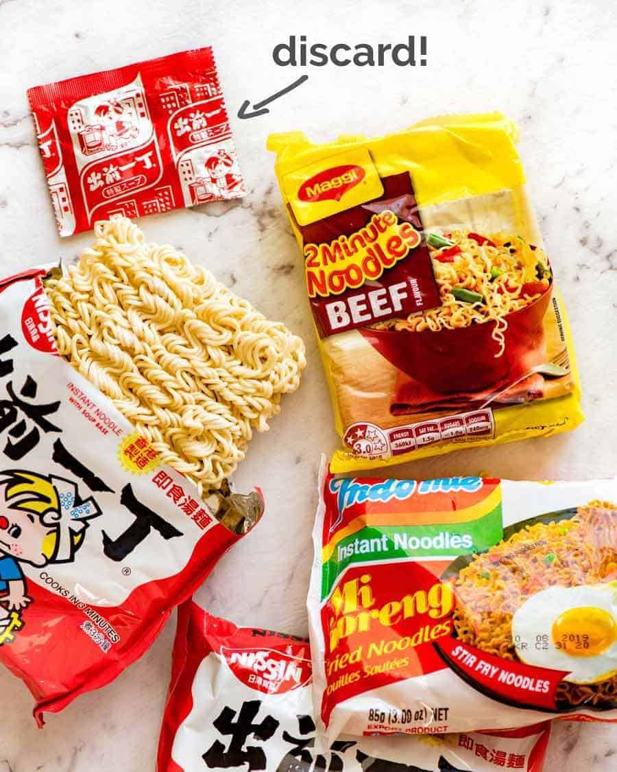 Chow Mein Ramen Noodles - RecipeTin Eats