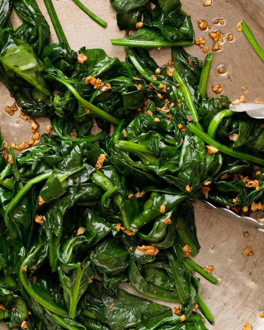Garlic Sautéed Spinach - RecipeTin Eats