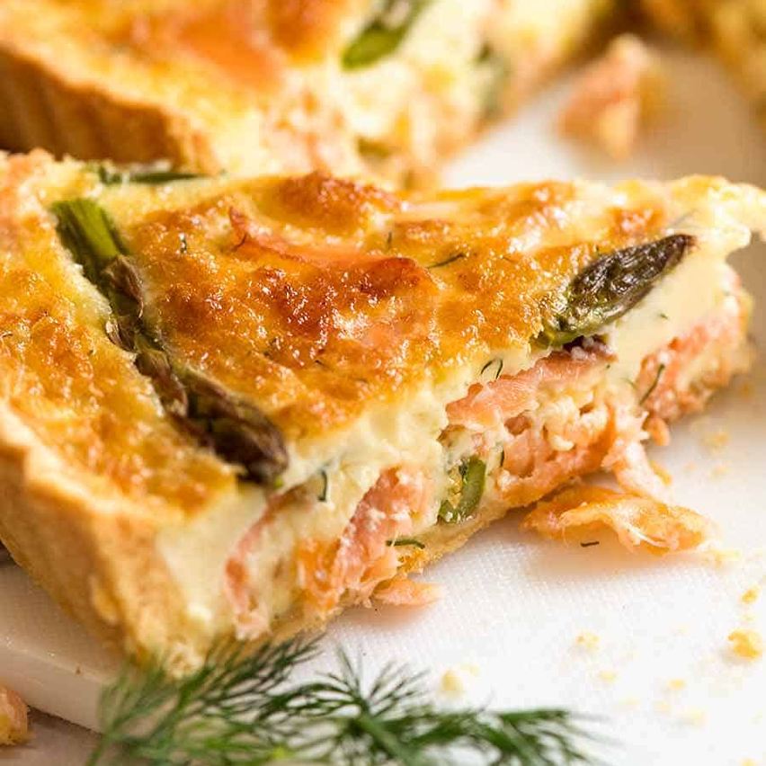 Crustless Quiche - Ham and Cheese - RecipeTin Eats