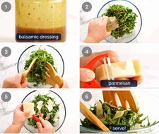Rocket Salad with Balsamic Dressing and Shaved Parmesan - RecipeTin Eats