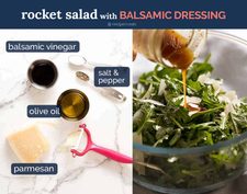 Rocket Salad with Balsamic Dressing and Shaved Parmesan - RecipeTin Eats