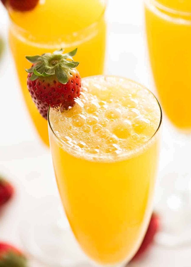 How to make Mimosas - Champagne cocktail - RecipeTin Eats