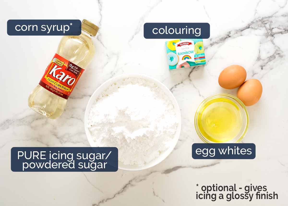 Icing for Biscuits (Royal Icing) - RecipeTin Eats