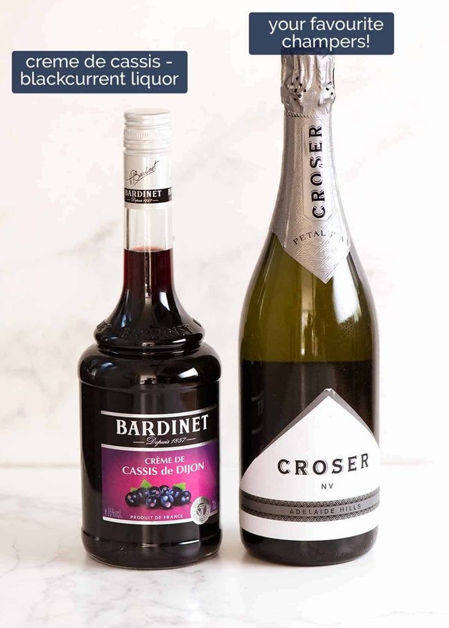 Kir Royale (French champagne cocktail) - RecipeTin Eats
