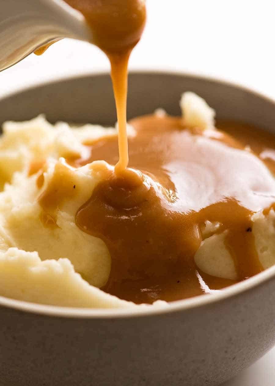 Gravy recipe - easy, from scratch, no drippings - RecipeTin Eats