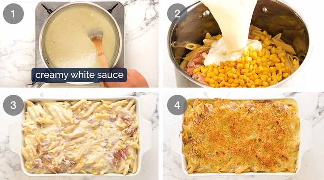 Creamy Pasta Bake "formula" - make with anything! - RecipeTin Eats