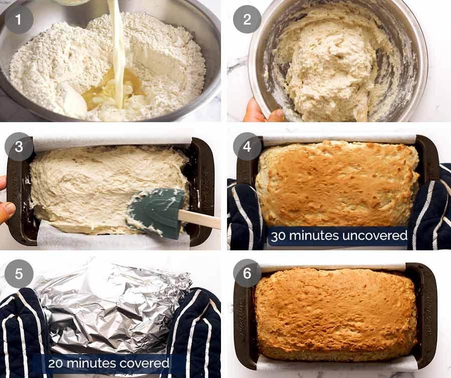 Sandwich Bread WITHOUT yeast - RecipeTin Eats
