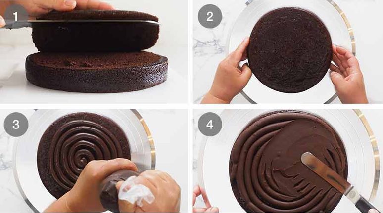 Smooth frosting or ganache finish on cakes - RecipeTin Eats