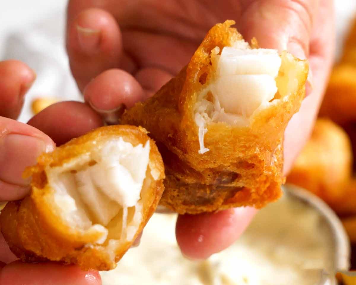 Crispy Beer Battered Fish - RecipeTin Eats