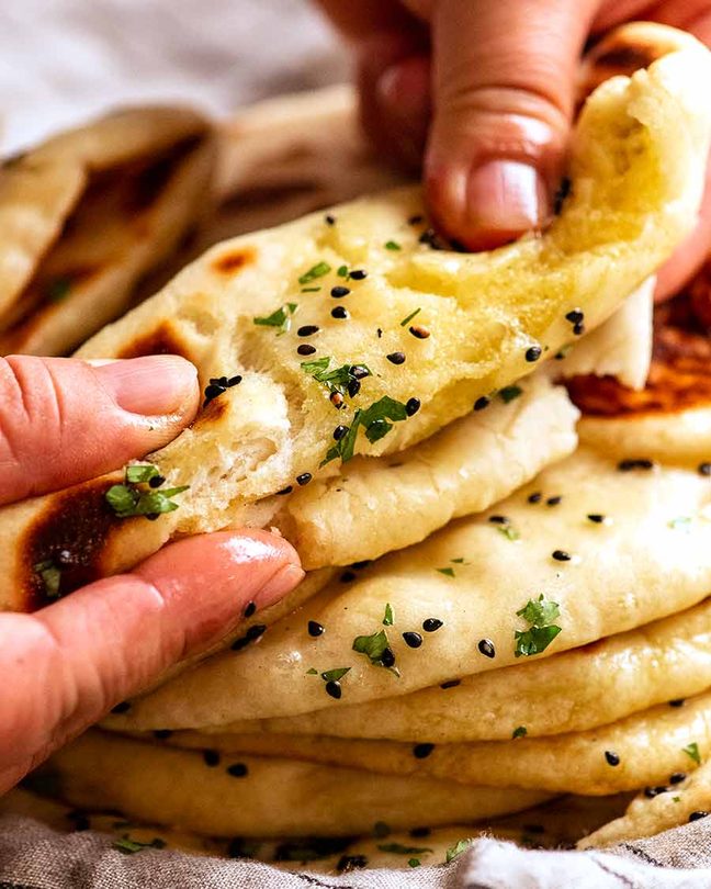 Naan recipe – chewy & fluffy! - RecipeTin Eats