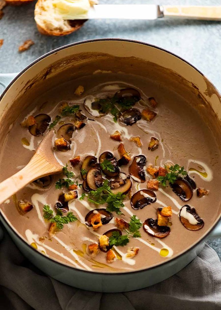 Mushroom Soup - RecipeTin Eats