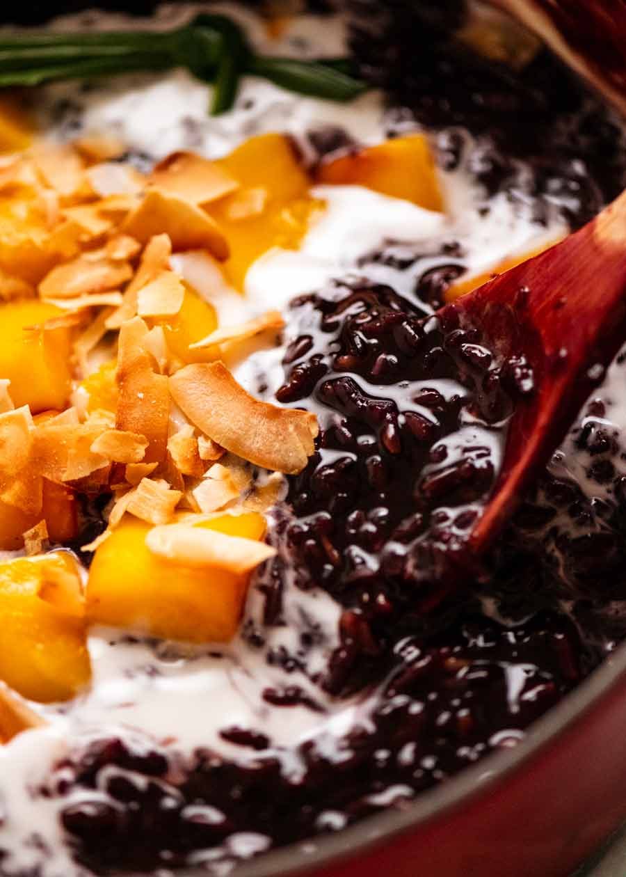 Thai Black Sticky Rice Pudding - RecipeTin Eats