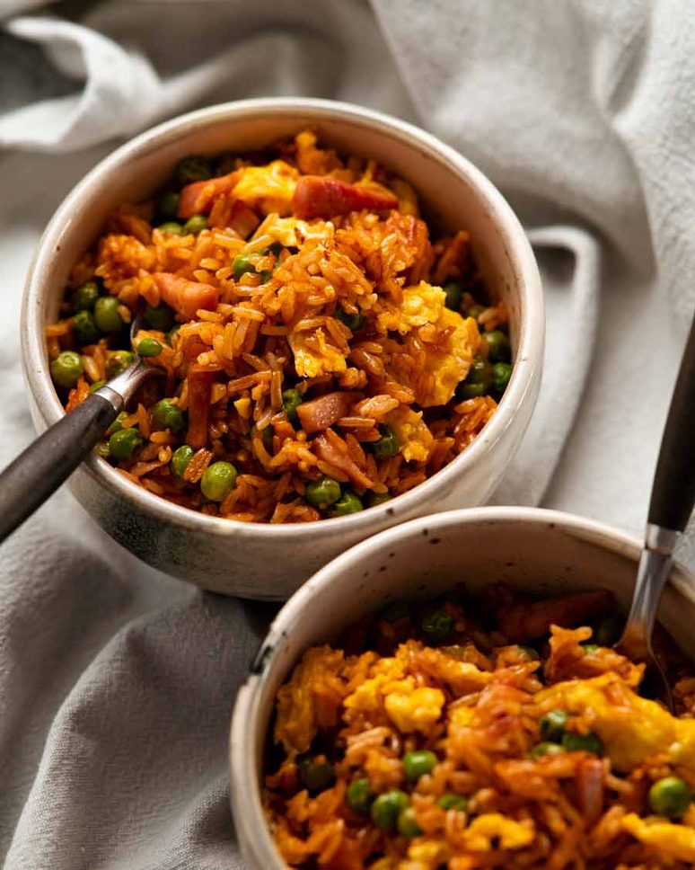 Red Vietnamese Fried Rice - RecipeTin Eats