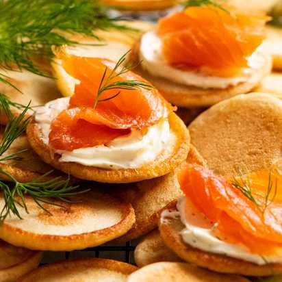 Blinis with smoked salmon - RecipeTin Eats