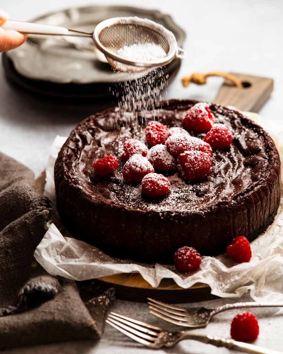 Chocolate custard cake - RecipeTin Eats