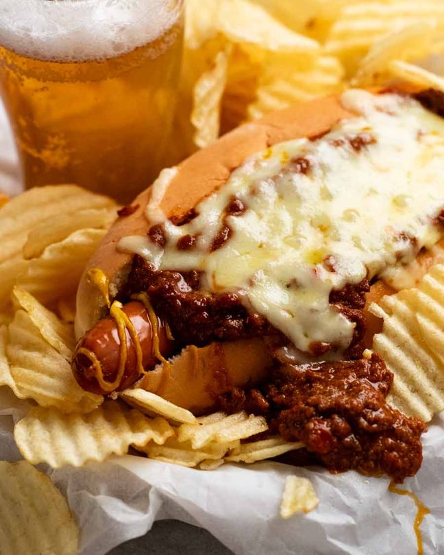 Chili dogs - RecipeTin Eats