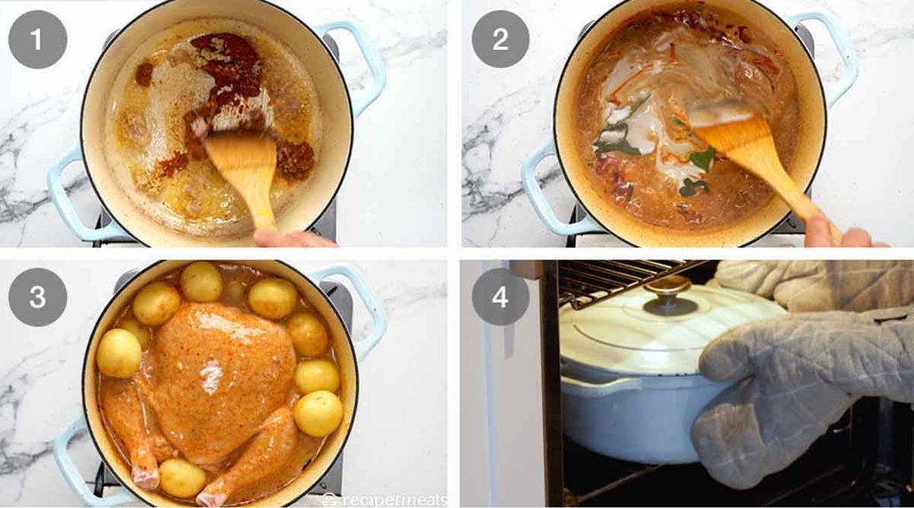 Thai red curry pot roast chicken - RecipeTin Eats