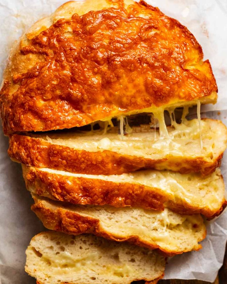 Cheese Bread (no knead!) - RecipeTin Eats