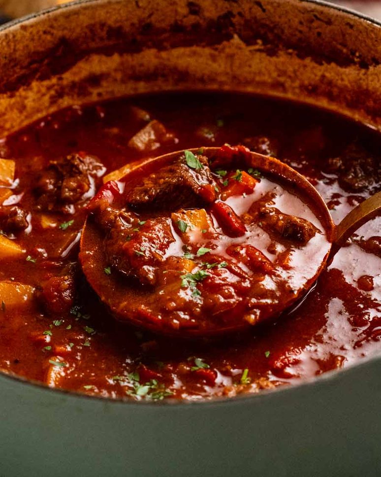 Hungarian Goulash (beef stew-soup) - RecipeTin Eats