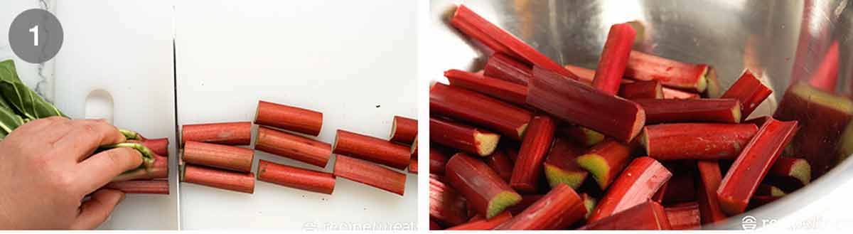 Rhubarb Crumble with Apple - RecipeTin Eats