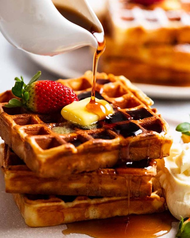 Waffles - RecipeTin Eats