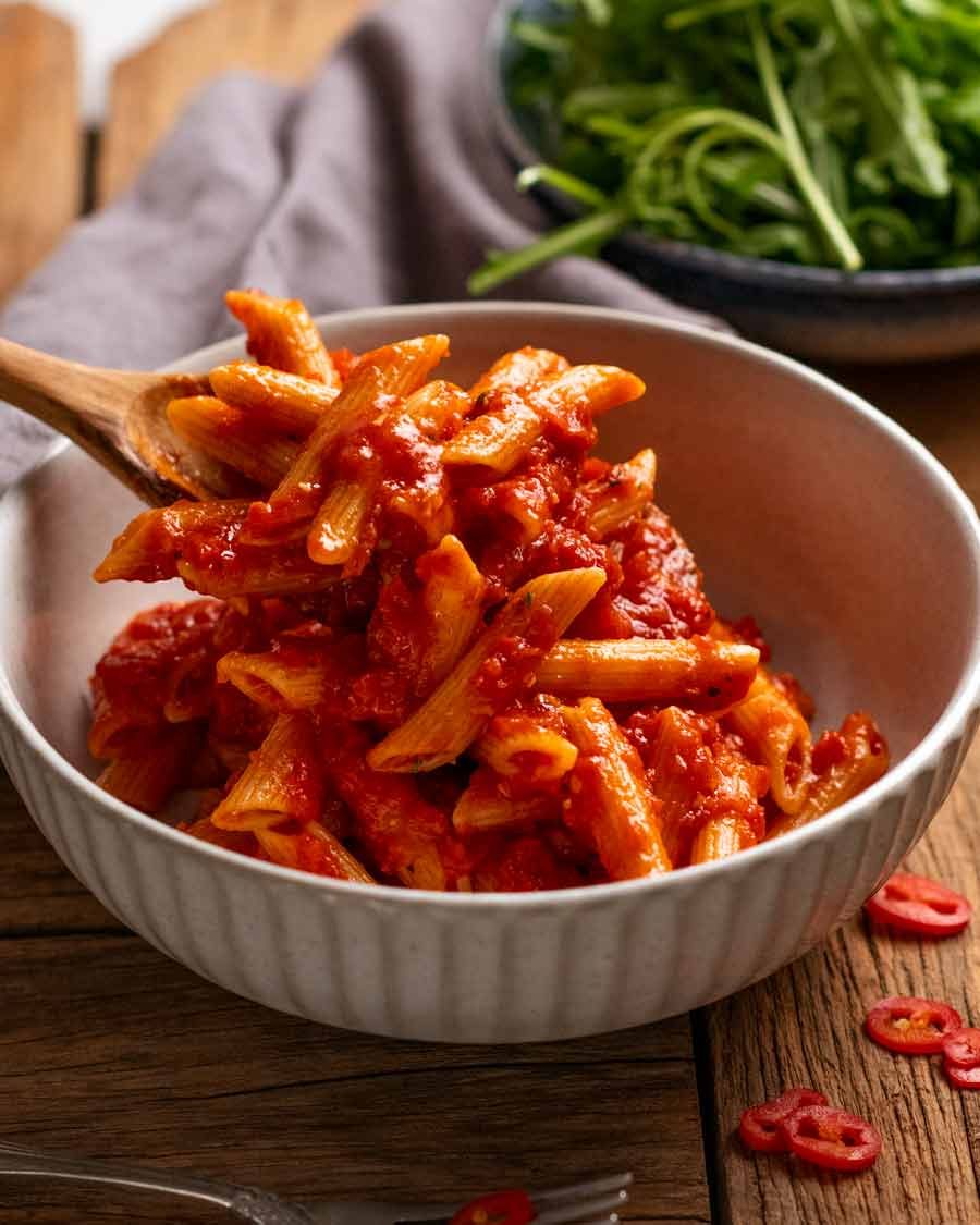 Penne all'Arrabbiata (spicy tomato pasta) - RecipeTin Eats