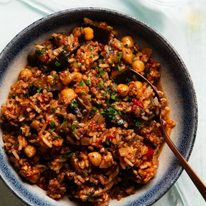 One-pot Moussaka beef rice pilaf - RecipeTin Eats