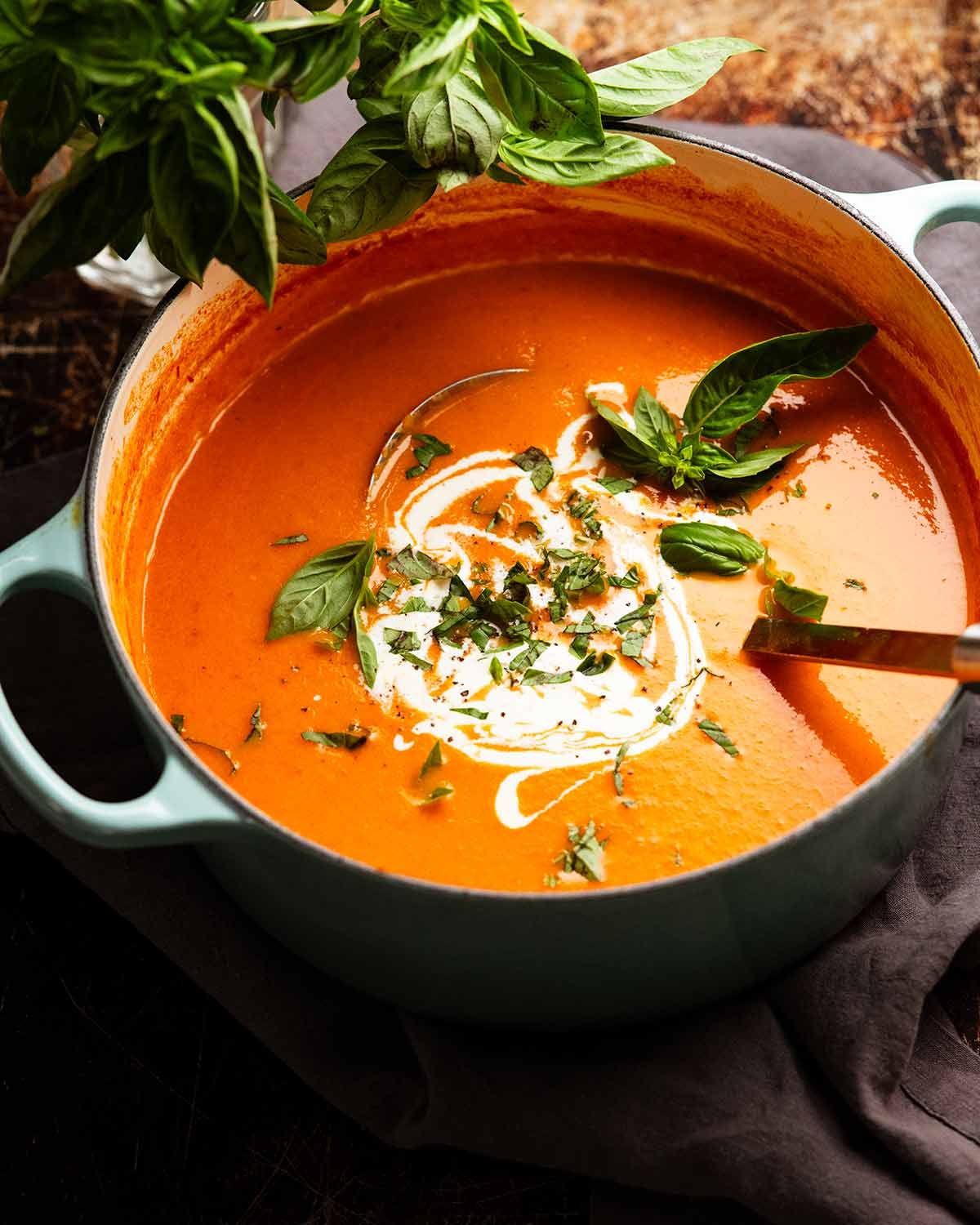 Smoky Roasted Tomato Soup Recipetin Eats