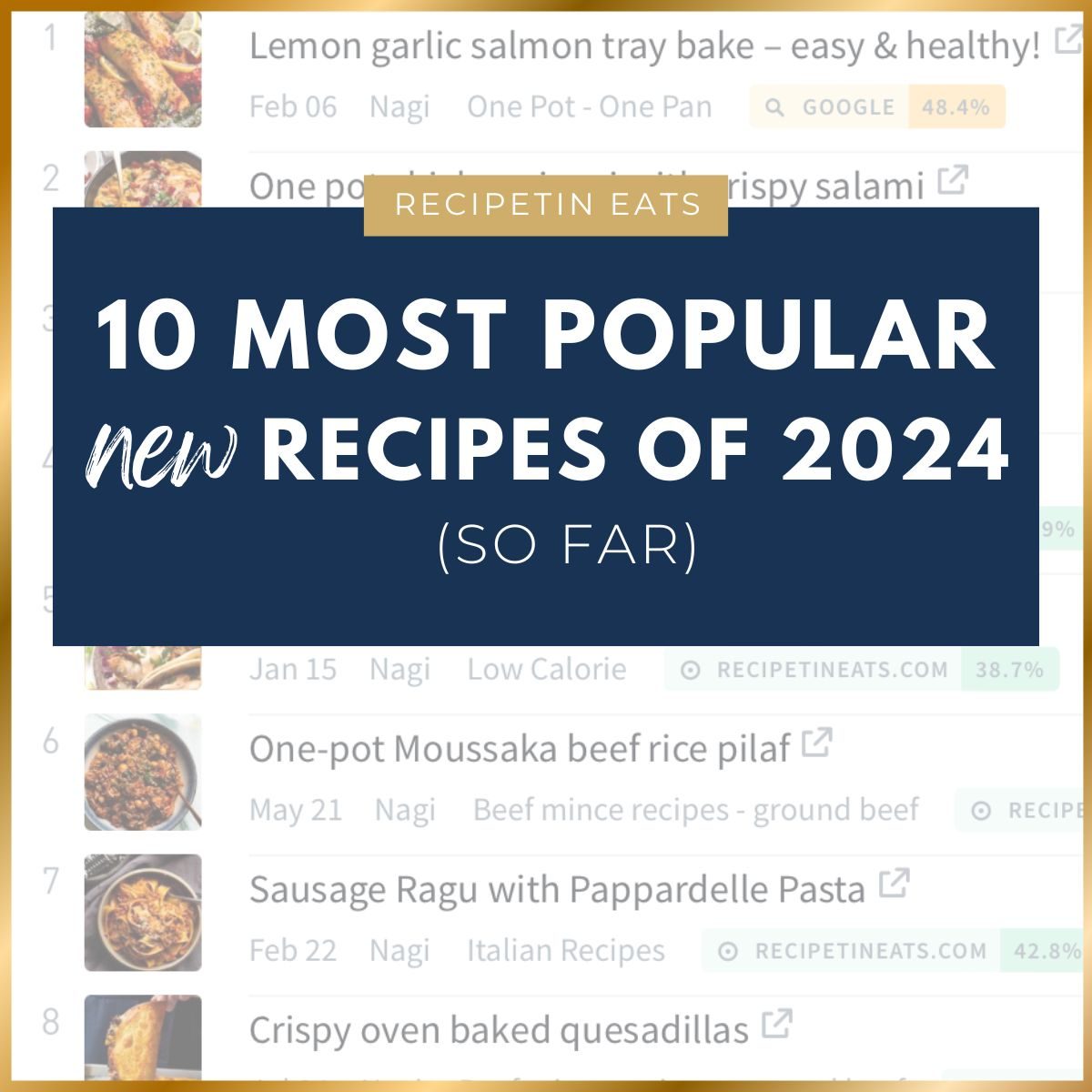 10 most popular new recipes of 2024 (so far) - RecipeTin Eats