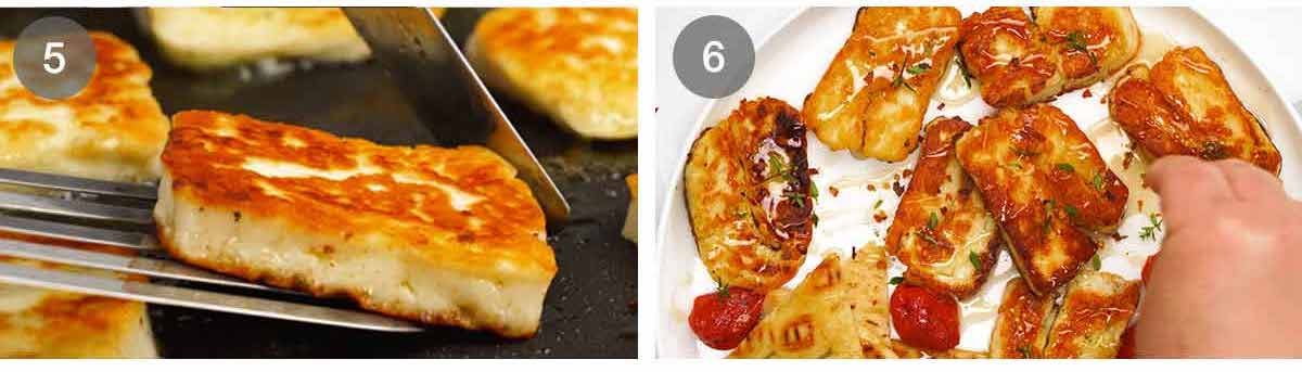Golden Halloumi with Honey and Thyme - RecipeTin Eats