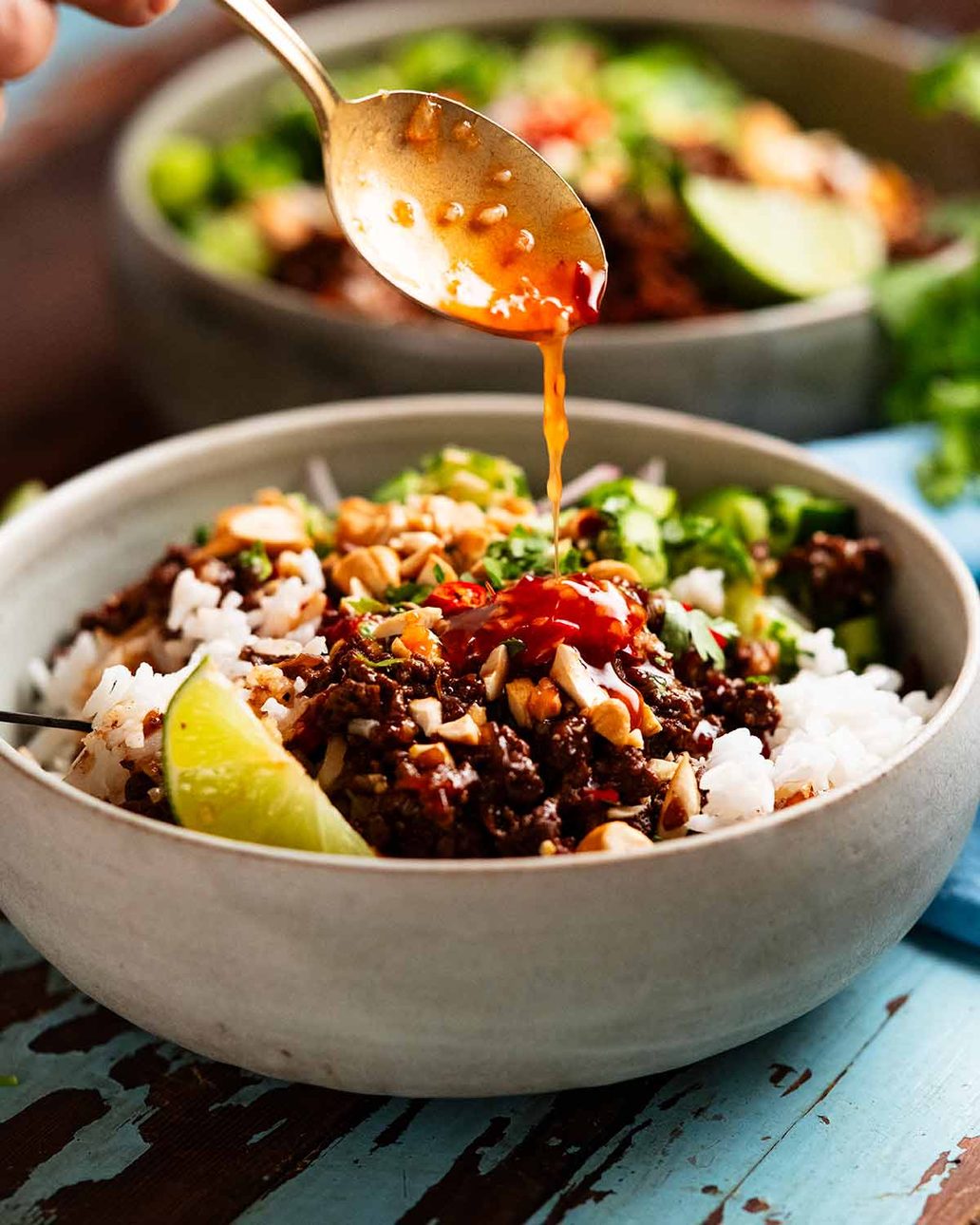 Thai Sweet Chilli Beef Bowls - RecipeTin Eats